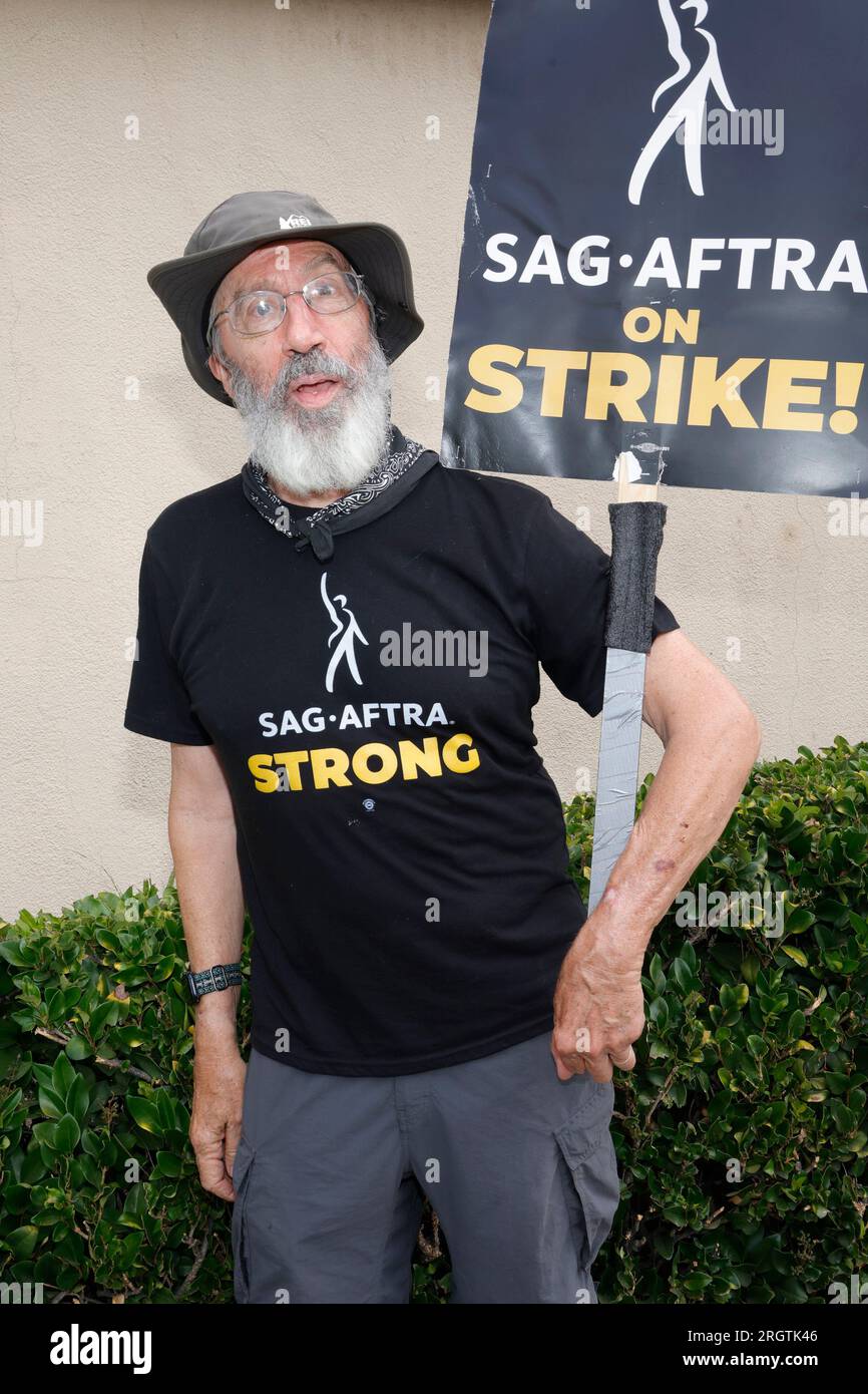 Los Angeles, Ca. 11th Aug, 2023. Frank Collison seen on the picket line ...