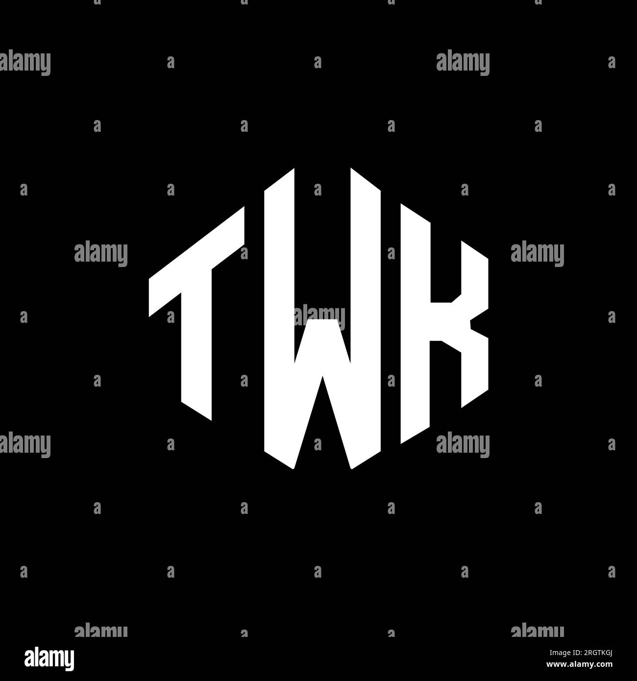 Twk logo design Stock Vector Images - Alamy