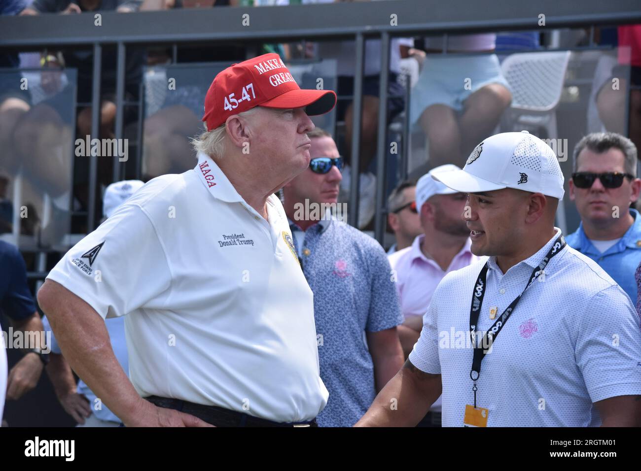 Bedminster, United States. 11th Aug, 2023. Former President of the ...