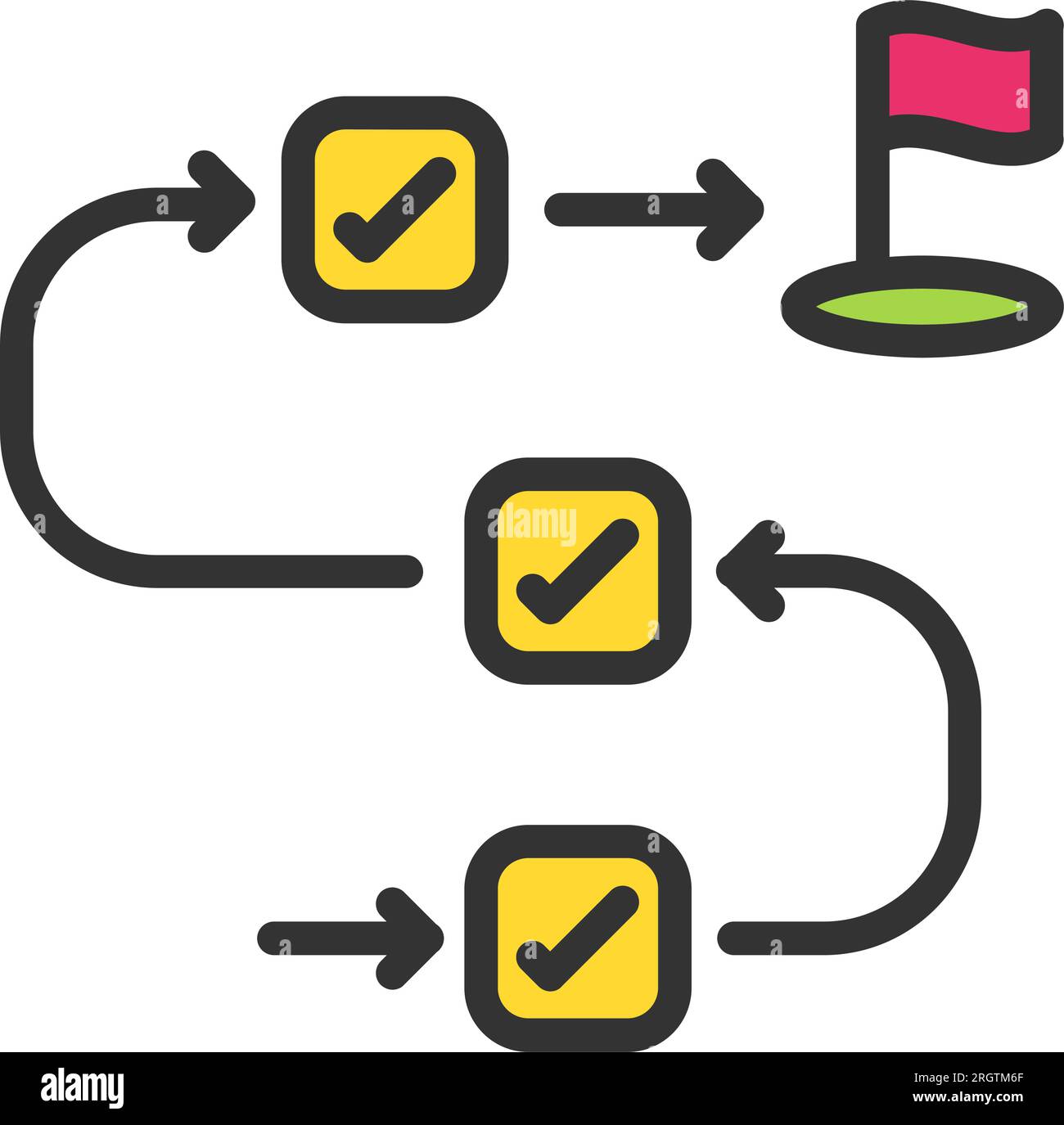 Milestone Icon image. Suitable for mobile application Stock Vector ...