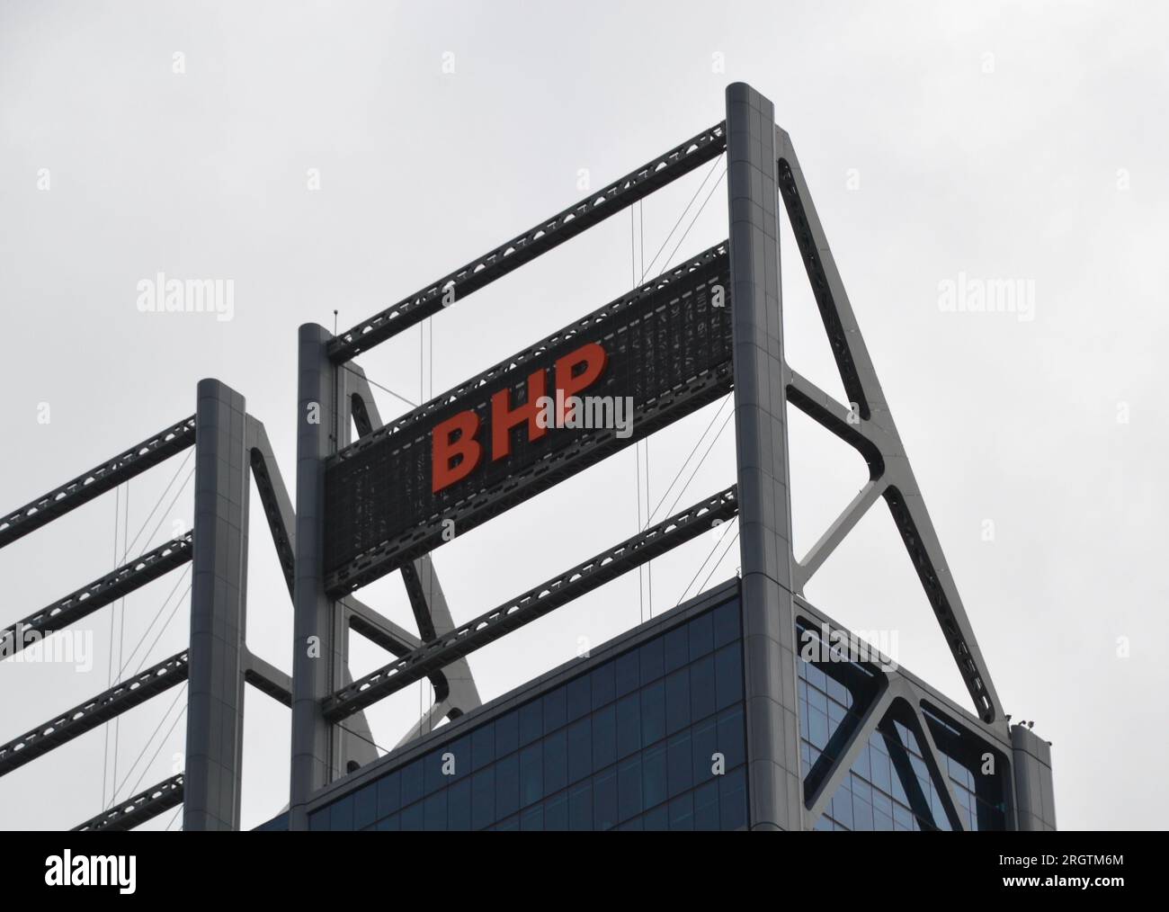 Top of the BHP building in Perth, Western Australia is the global ...