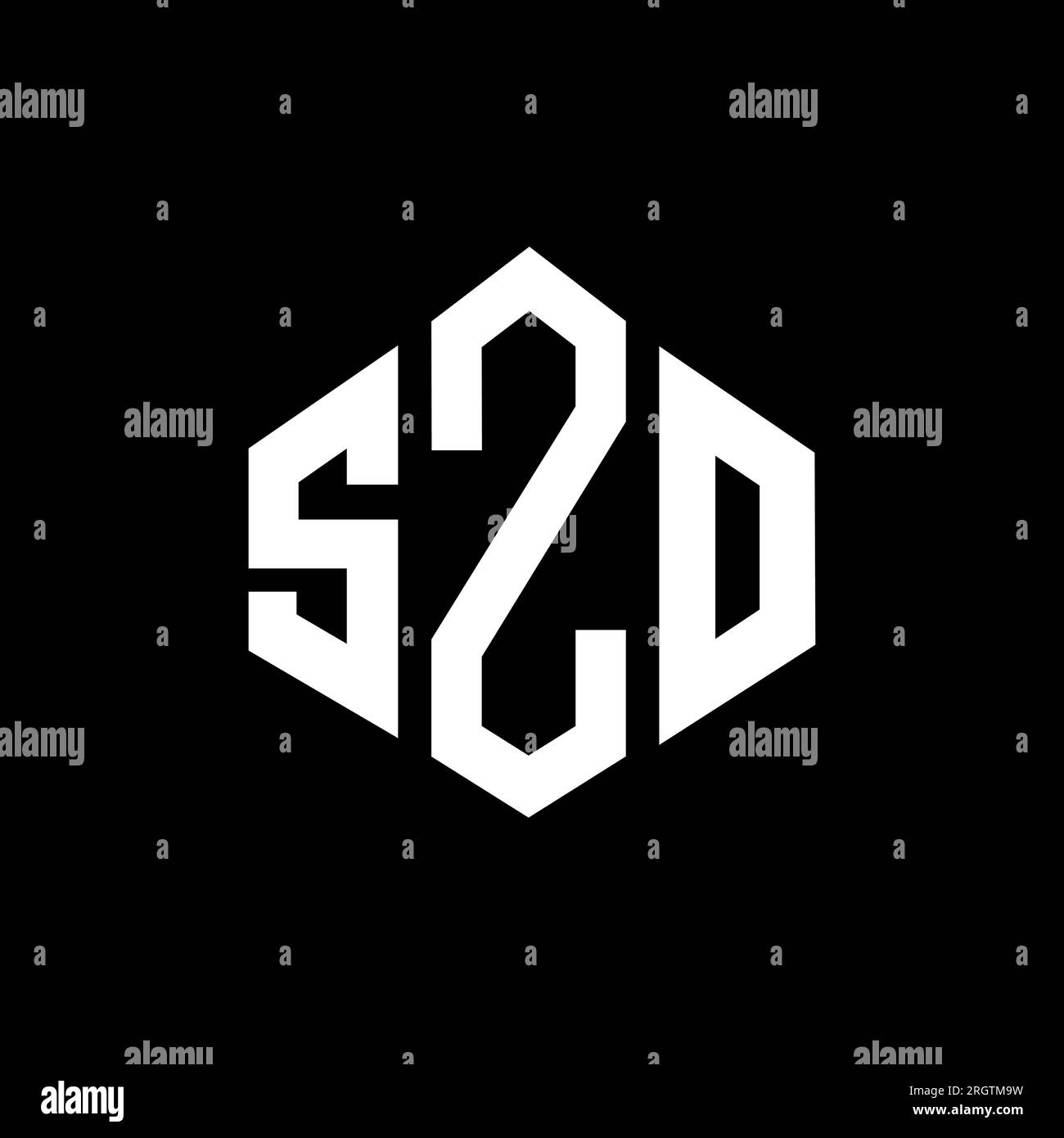Szo hexagon logo hi-res stock photography and images - Alamy
