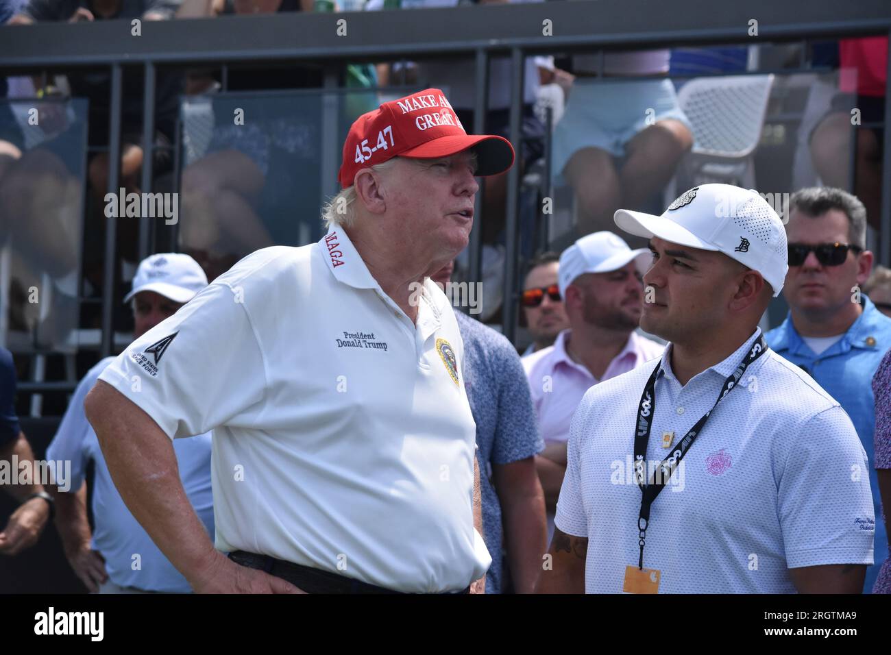Bedminster, United States. 11th Aug, 2023. Former President of the ...