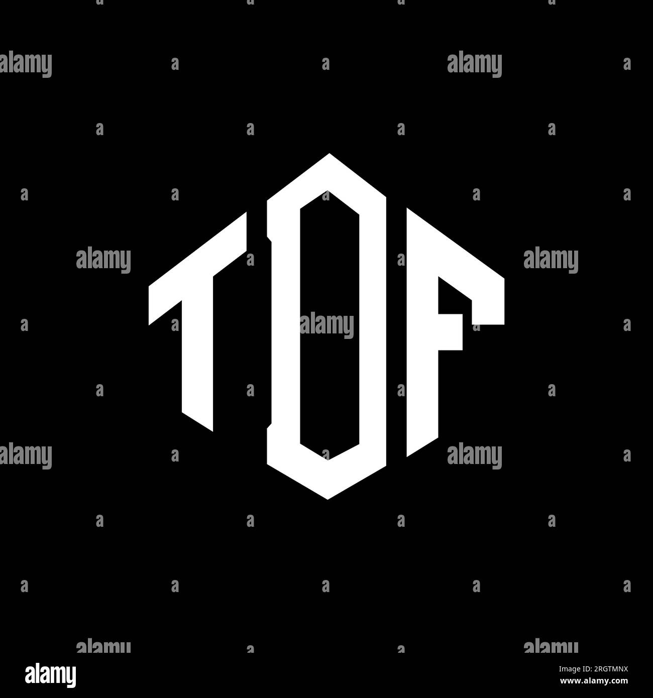 Tdf Letter Logo Design With Polygon Shape Tdf Polygon And Cube Shape Logo Design Tdf Hexagon