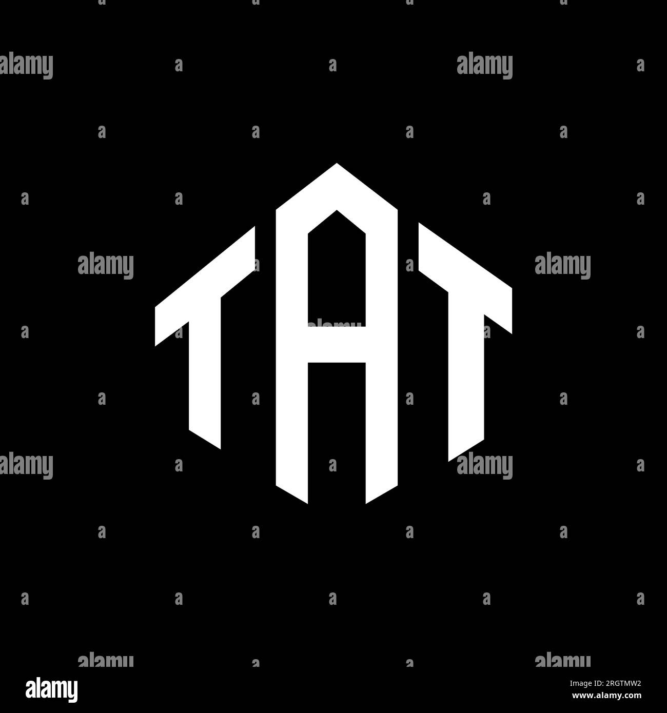 Tat logo design hi-res stock photography and images - Alamy