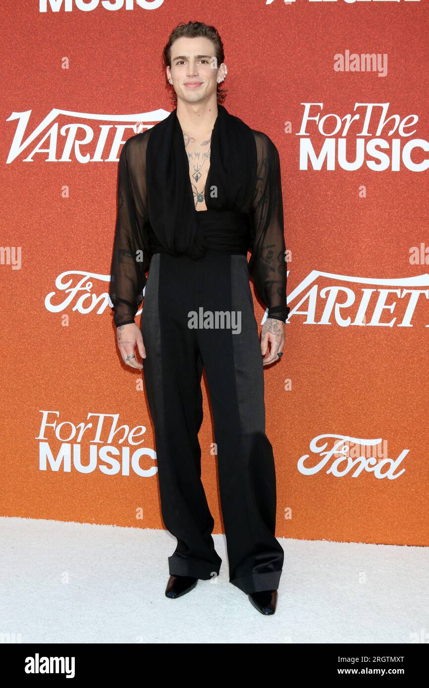 August 10, 2023, Los Angeles, CA, USA: LOS ANGELES - AUG 10: Vinnie Hacker at the Variety Power ...