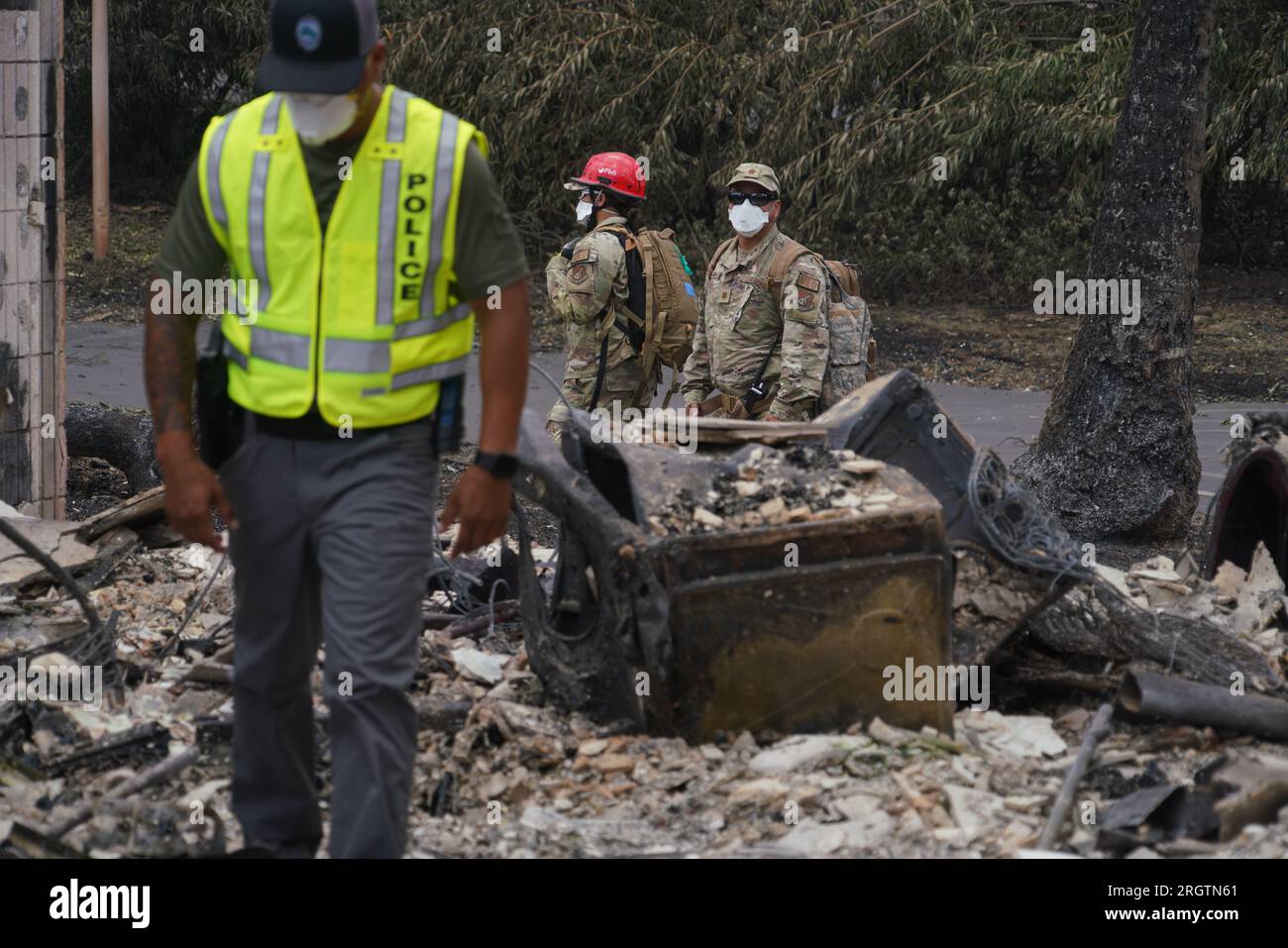 Lahaina, United States. 10th Aug, 2023. Hawaii Army National Guard SAR ...