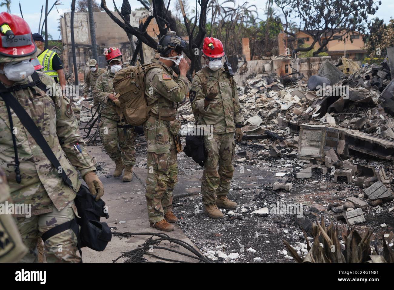 Lahaina, United States. 10th Aug, 2023. Hawaii Army National Guard SAR ...