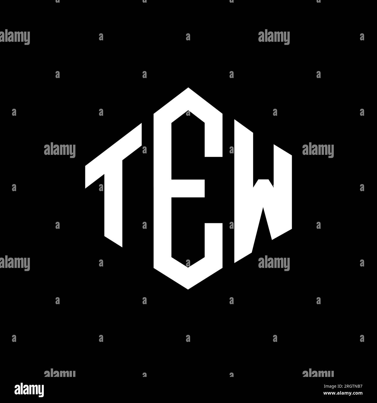 Tew logo design Black and White Stock Photos & Images - Alamy
