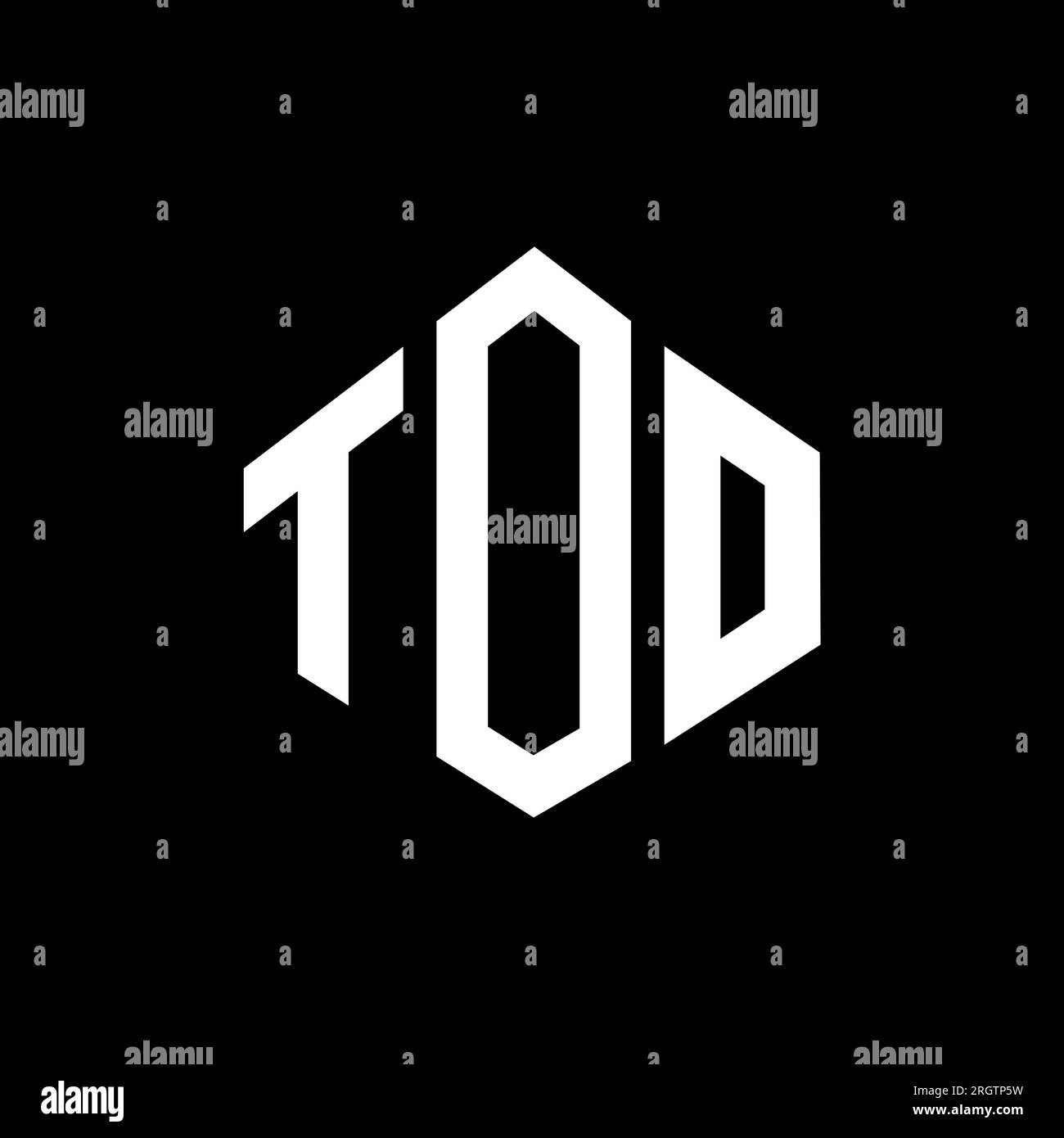 TOO letter logo design with polygon shape. TOO polygon and cube shape ...