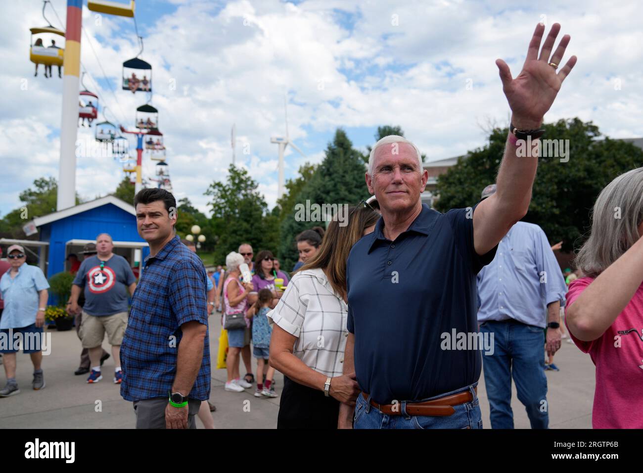 Republican presidential candidate former Vice President Mike Pence ...