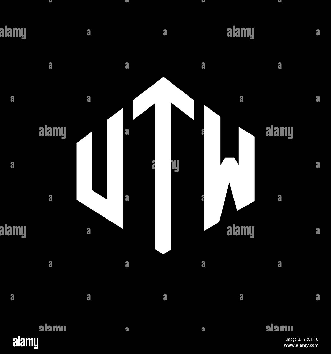 Utw logo design Black and White Stock Photos & Images - Alamy