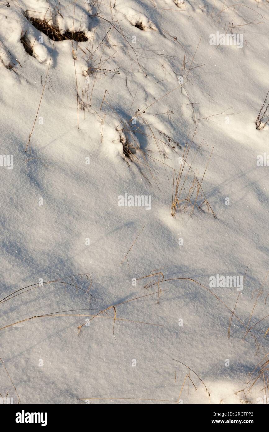 the winter season with cold weather and a lot of precipitation in the ...