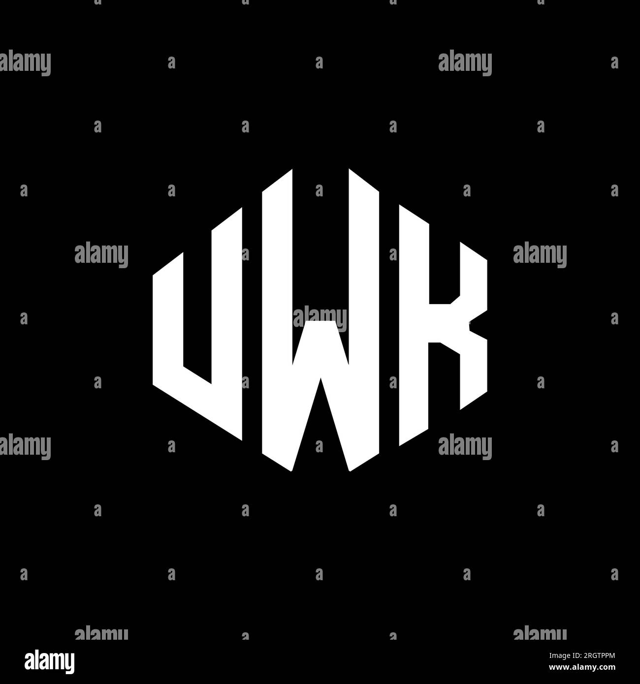 Uwk logo design hi-res stock photography and images - Alamy