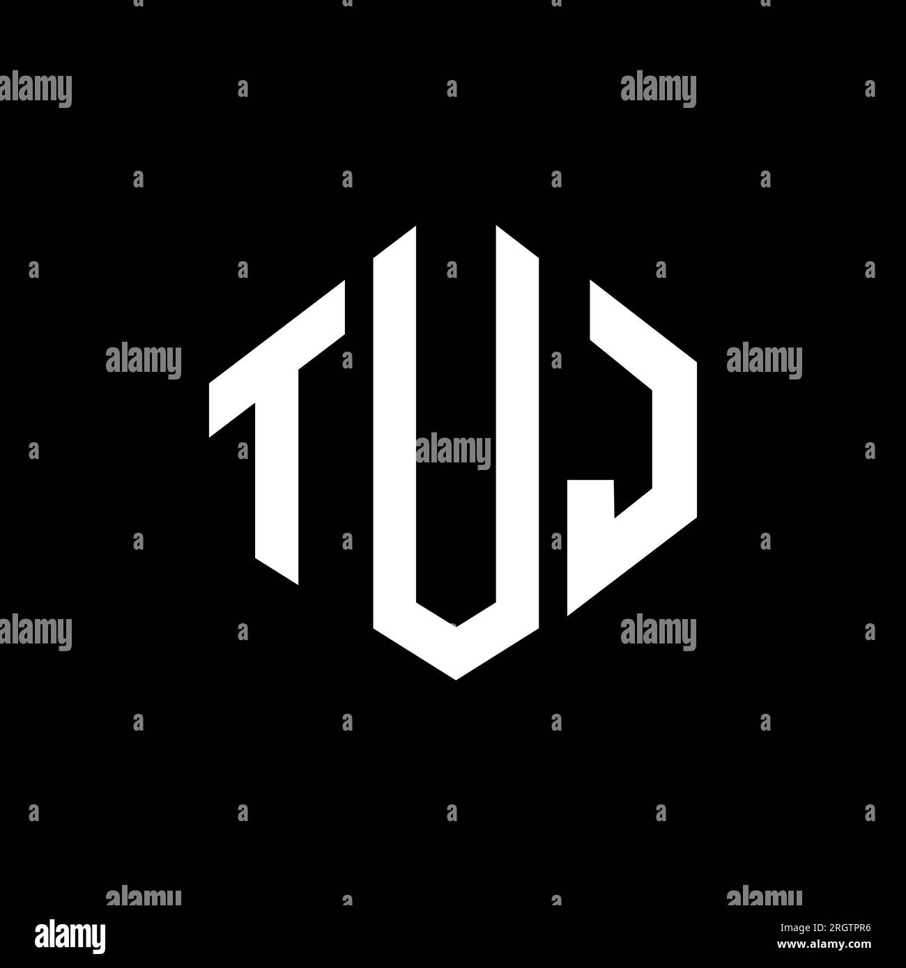 Tuj logo design Black and White Stock Photos & Images - Alamy