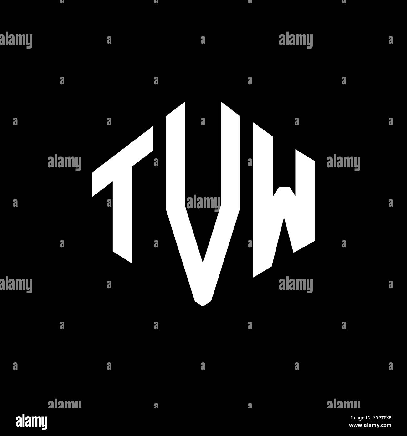 Tvw logo design hi-res stock photography and images - Alamy