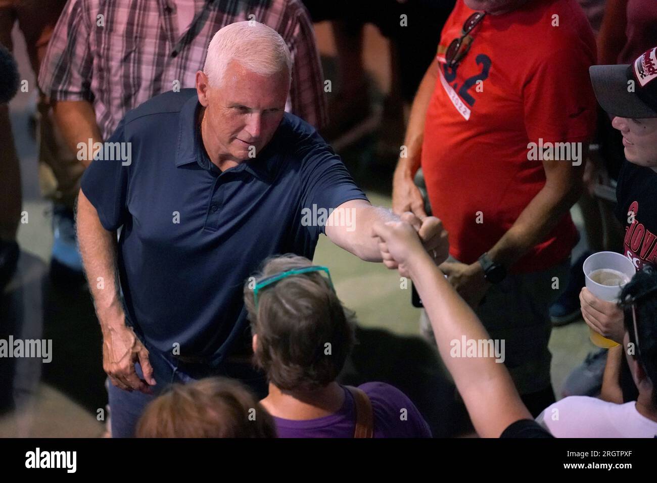 Republican presidential candidate former Vice President Mike Pence ...