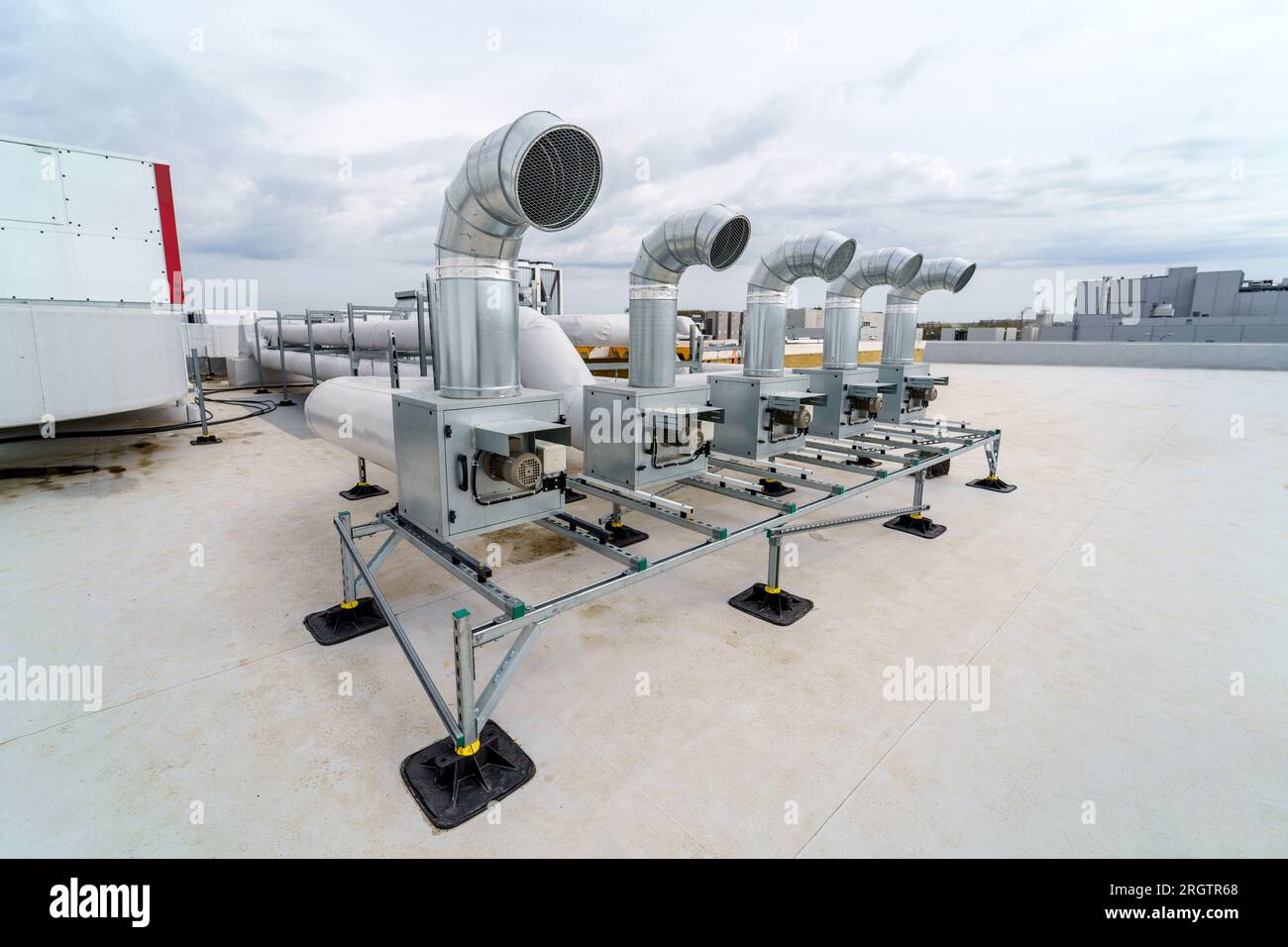 The air conditioning and ventilation system of a large industrial ...