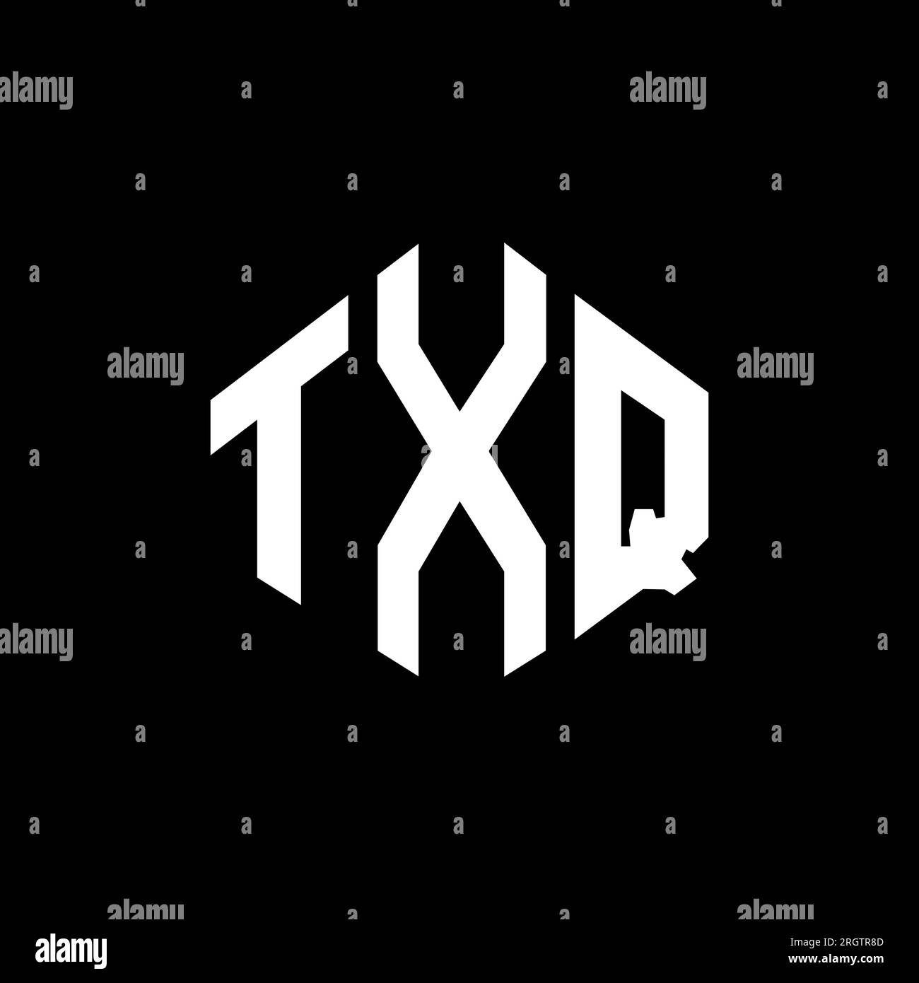 Txq logo design hi-res stock photography and images - Alamy