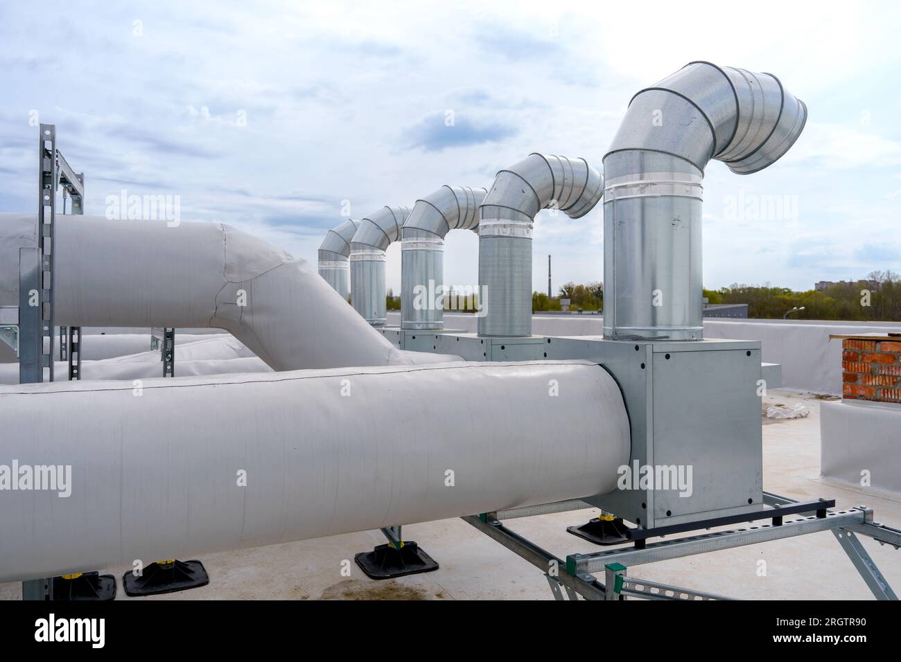 The air conditioning and ventilation system of a large industrial ...