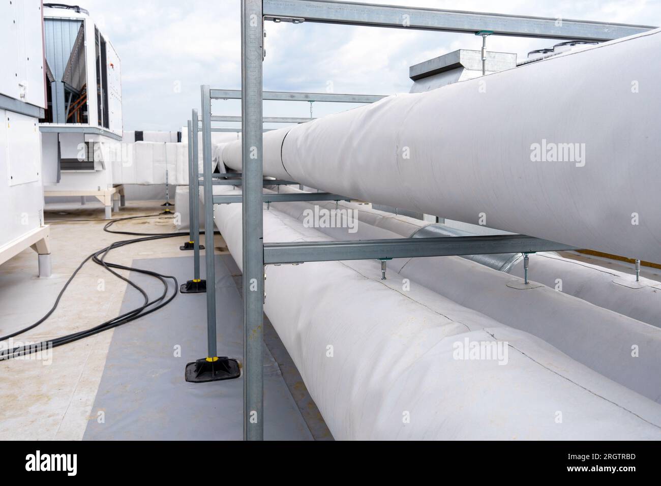 The air conditioning and ventilation system of a large industrial ...