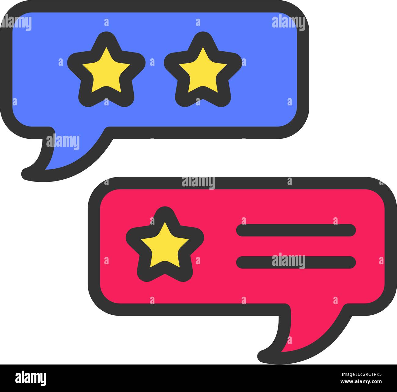 Multiple Reviews Icon image. Suitable for mobile application Stock ...