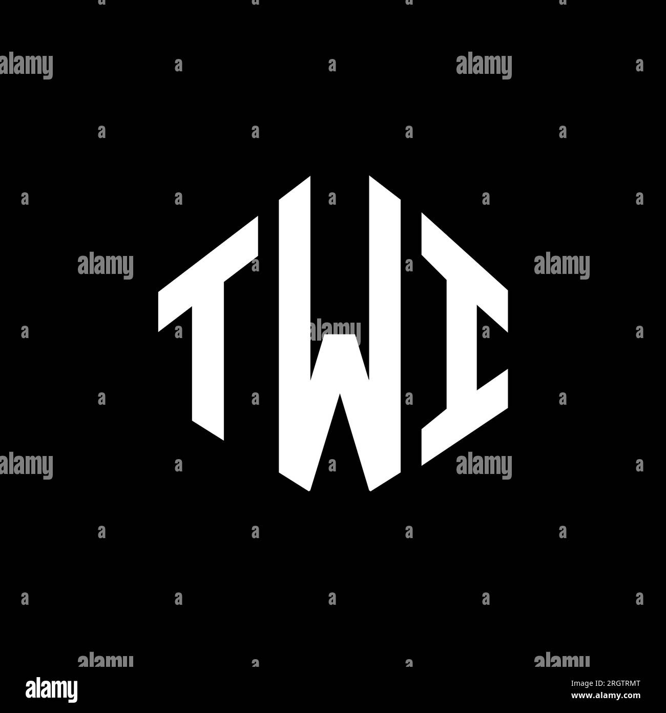 TWI letter logo design with polygon shape. TWI polygon and cube shape ... TWI letter logo design with polygon shape. TWI polygon and cube shape ...