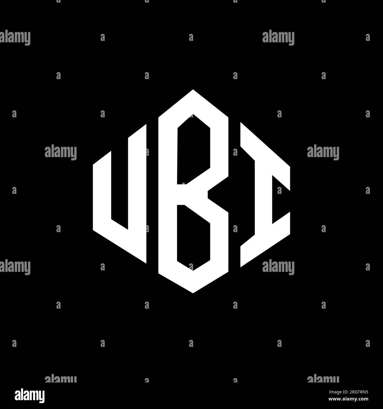 Ubi Letter Logo Design With Polygon Shape Ubi Polygon And Cube Shape Logo Design Ubi Hexagon