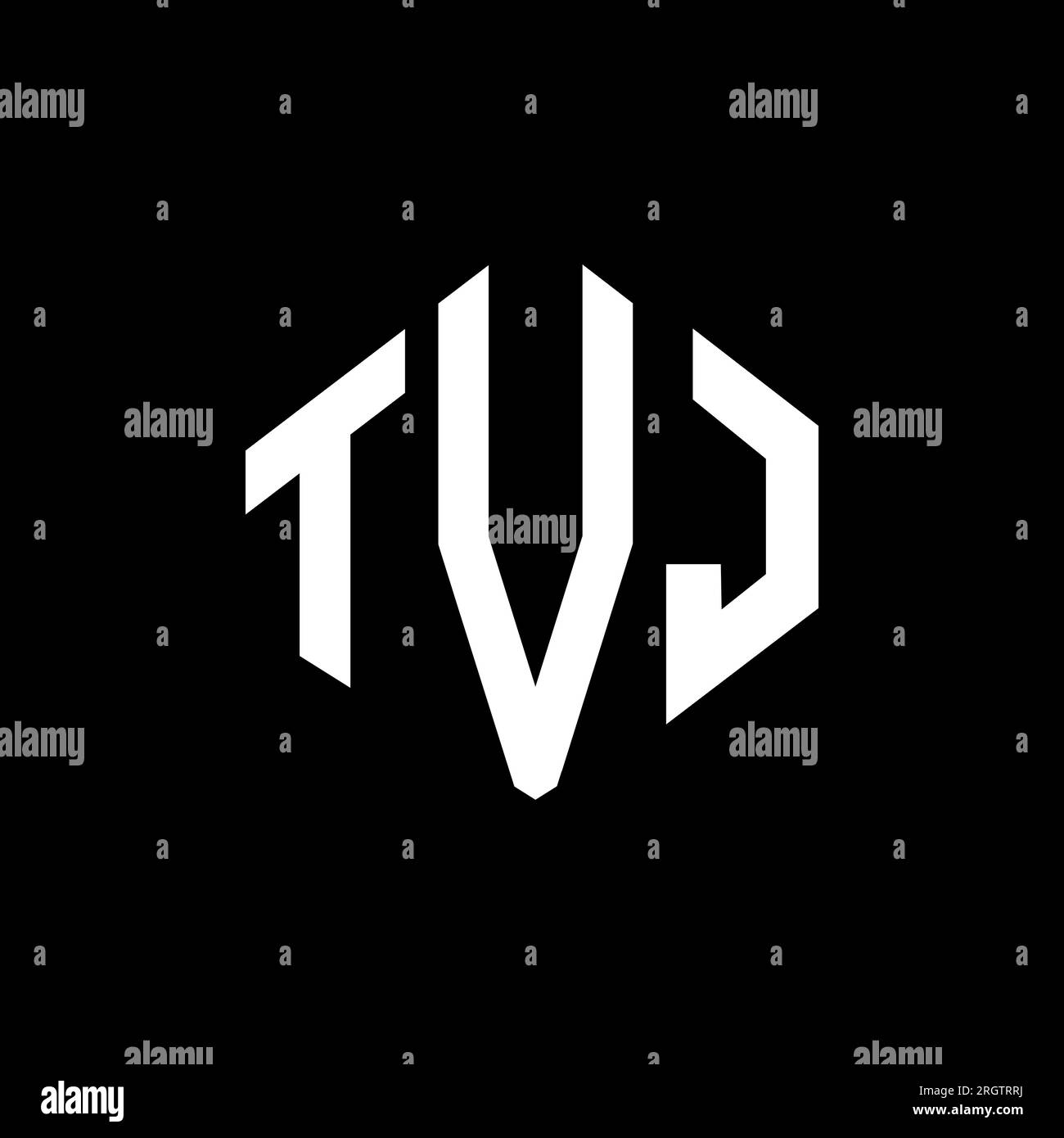 Tvj logo design hi-res stock photography and images - Alamy