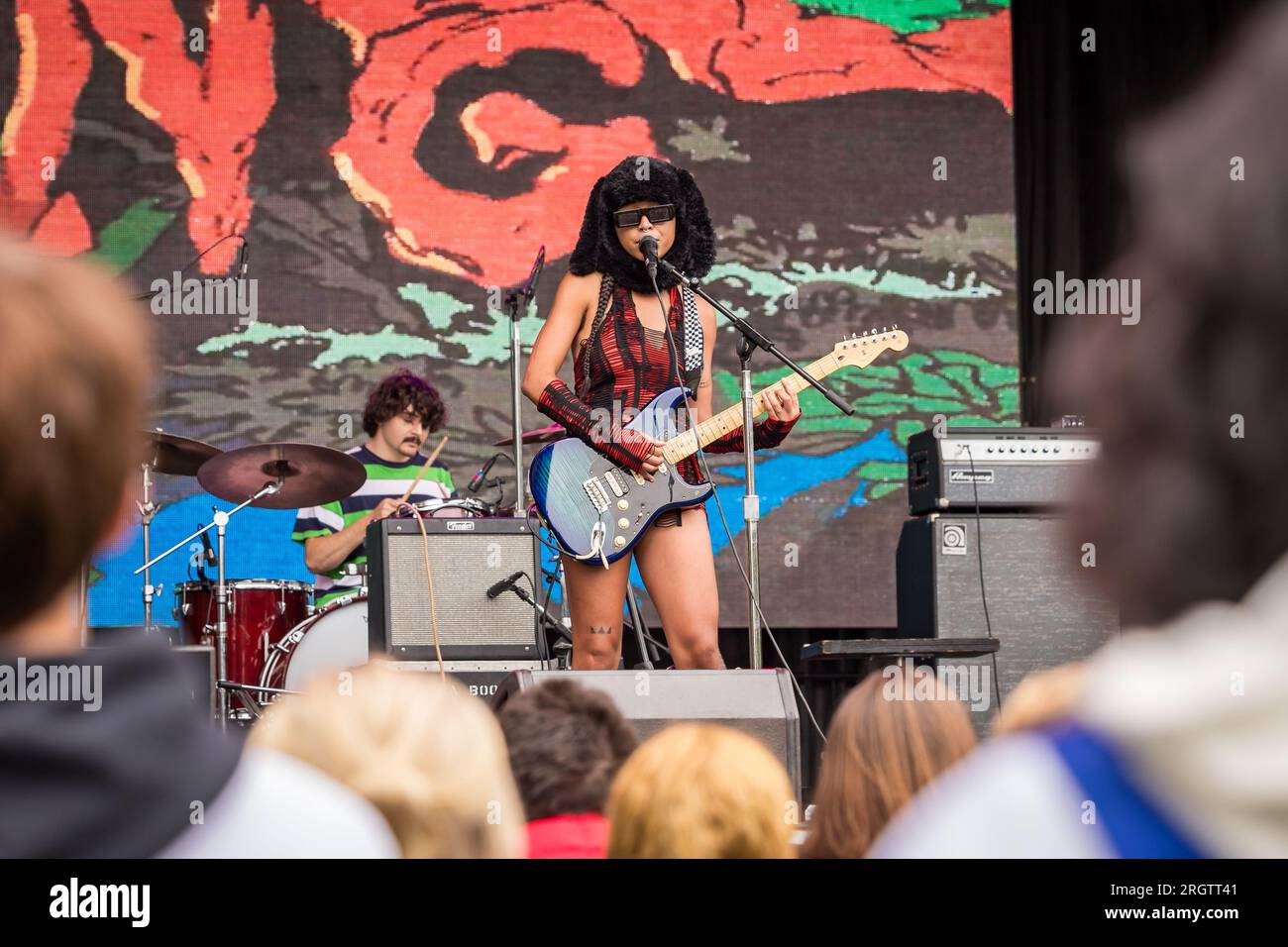 San Francisco, USA. 11th Aug, 2023. King Isis performs on the Panhandle ...