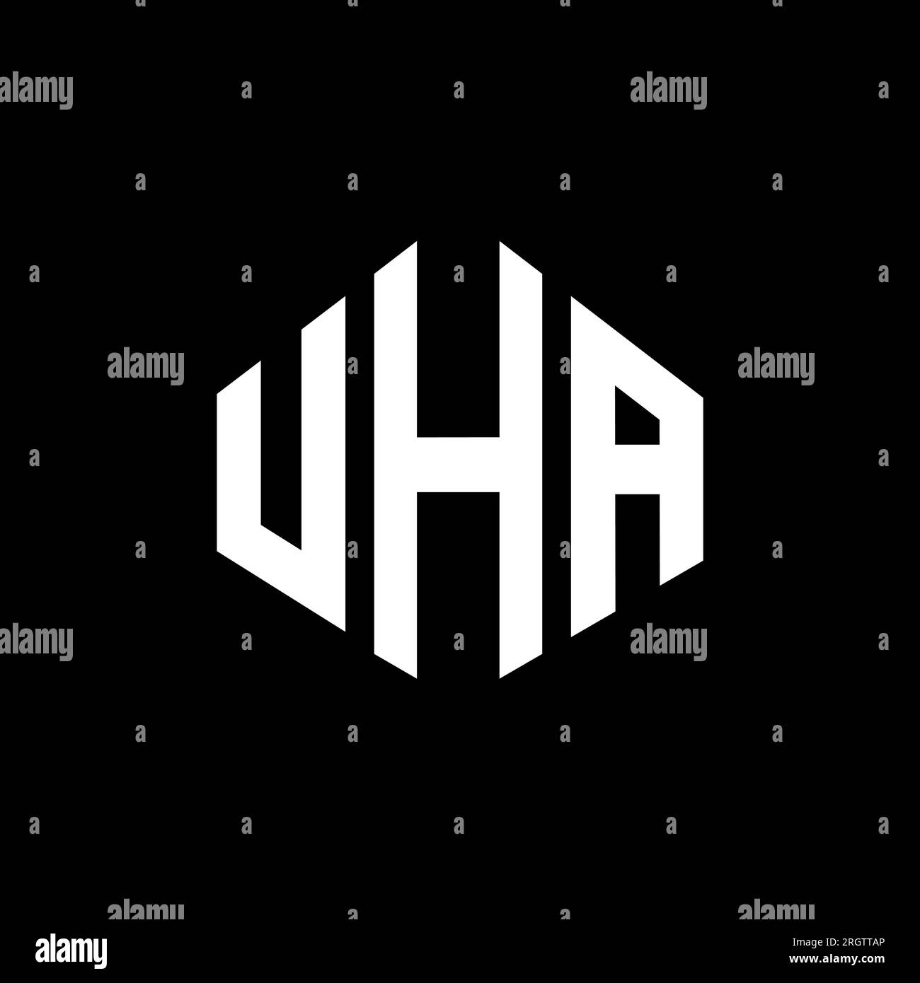 UHA letter logo design with polygon shape. UHA polygon and cube shape ... UHA letter logo design with polygon shape. UHA polygon and cube shape ...