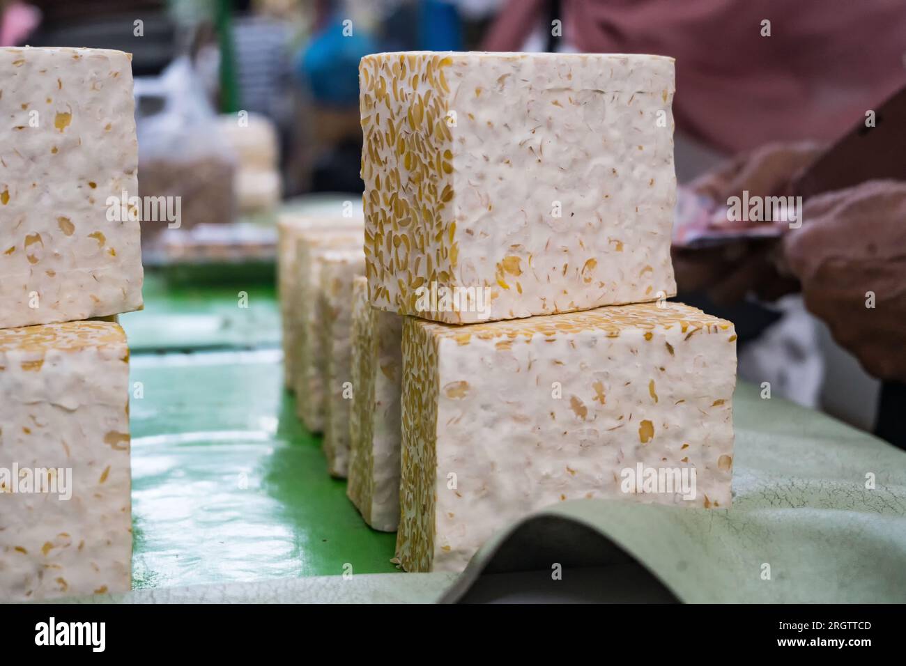 Tempe mentah or Raw Tempeh the Crafted from high quality soybeans, this ...