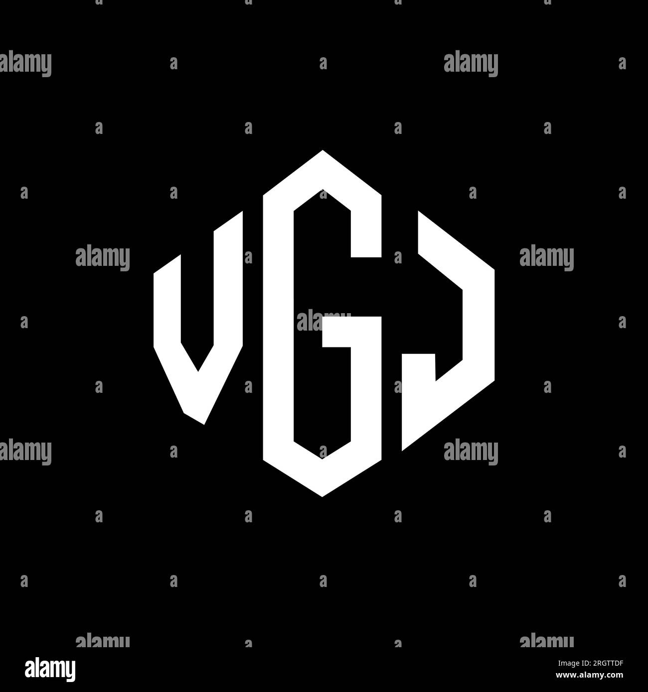 VGL letter logo design with polygon shape. VGL polygon and cube shape ...