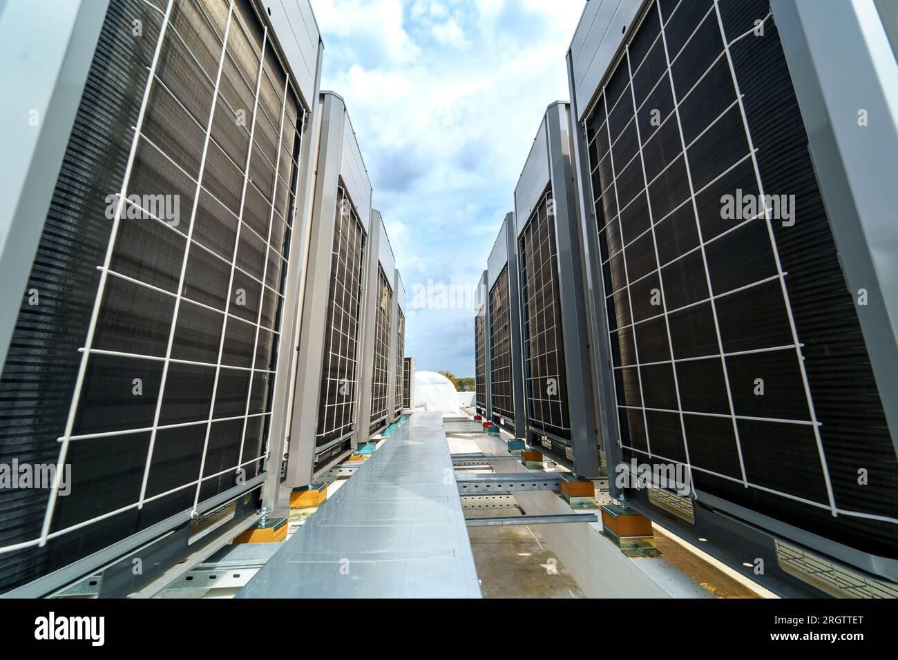 Multizone air conditioning and ventilation system Stock Photo - Alamy