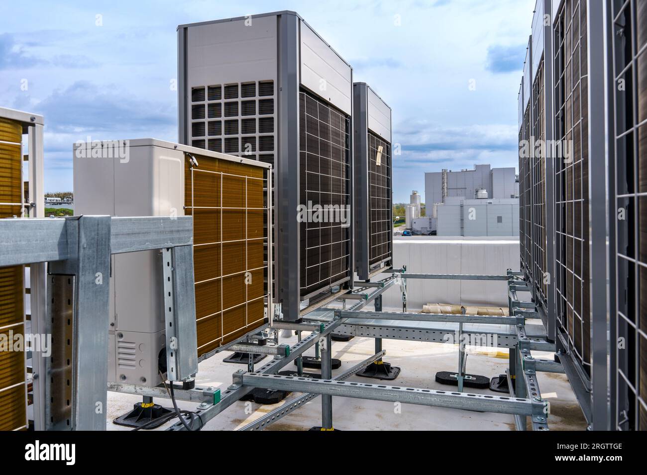 Multizone air conditioning and ventilation system Stock Photo - Alamy