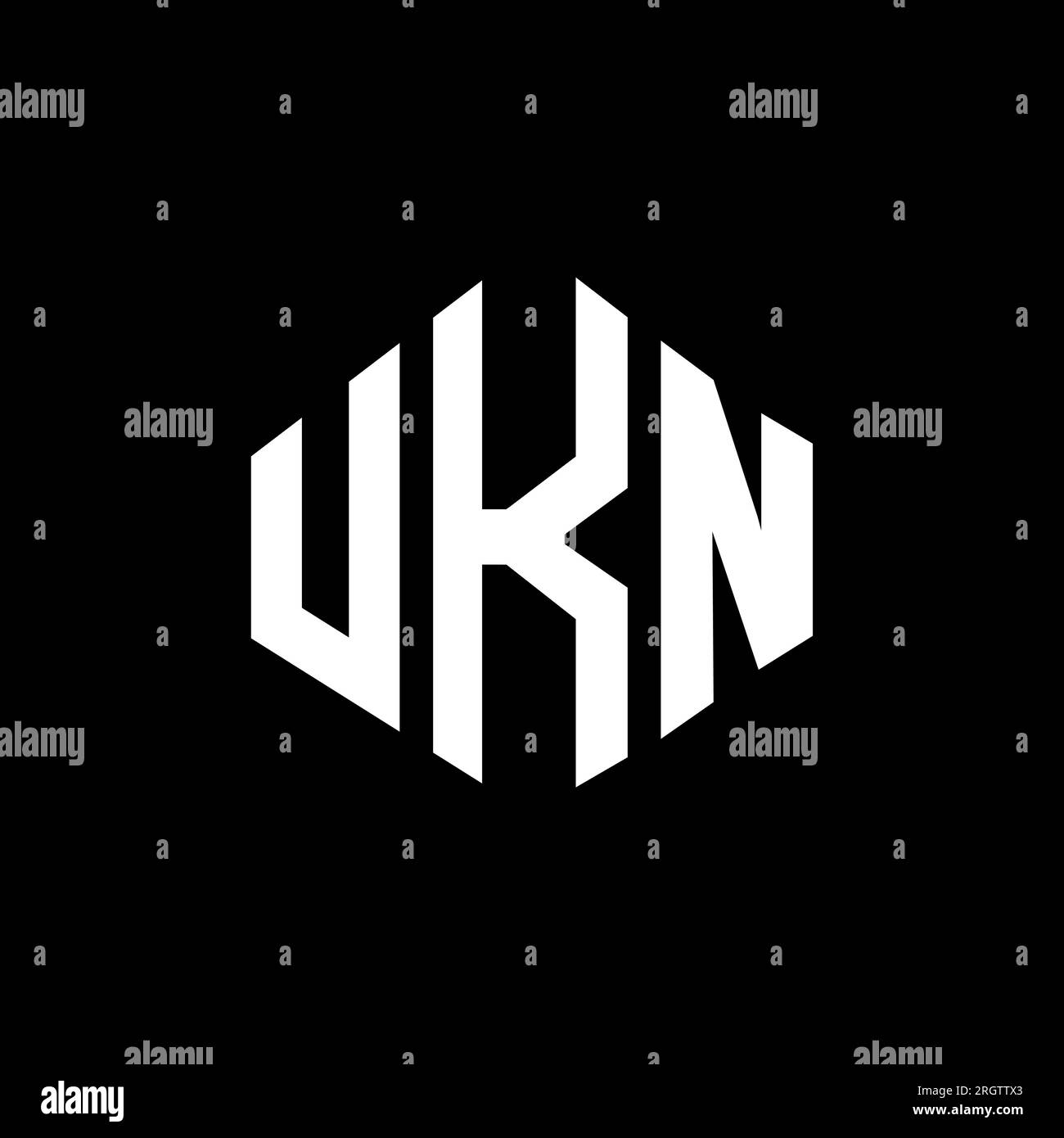Ukn monogram Stock Vector Images - Alamy