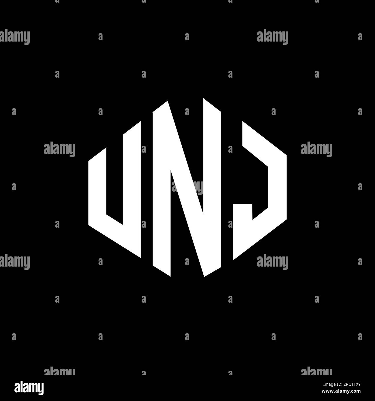 Unj logo design hi-res stock photography and images - Alamy