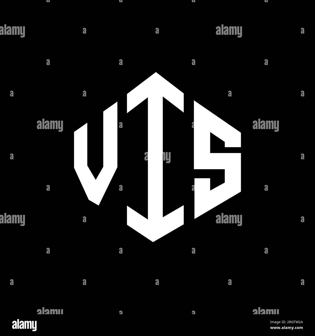 Vis logo design Black and White Stock Photos & Images - Alamy