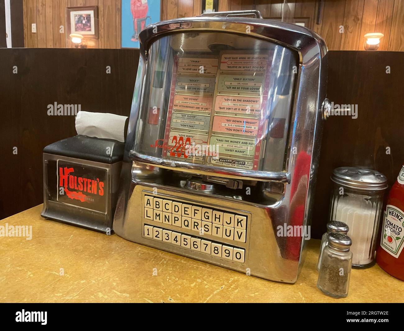 Photo by: STRF/STAR MAX/IPx 2023 Holsten's restaurant, where the final ...