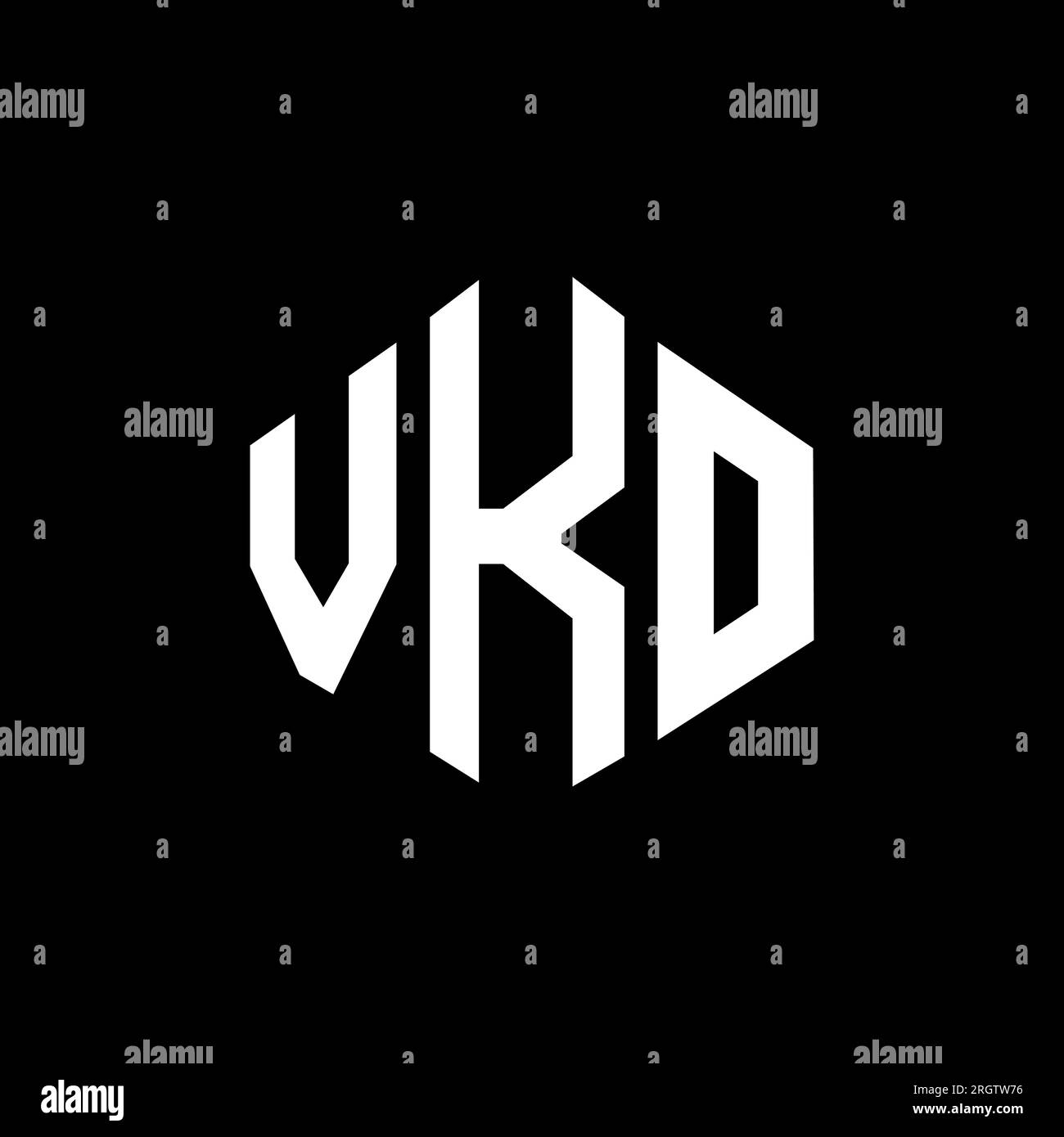Vko logo design Black and White Stock Photos & Images - Alamy