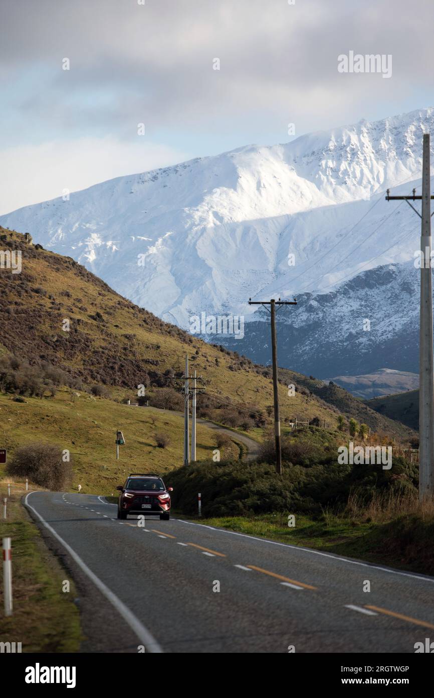 Winter in Central Otago, New Zealand Stock Photo - Alamy