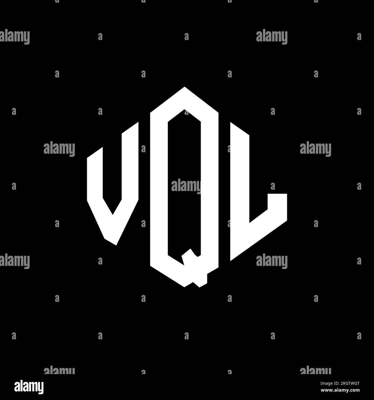 Vql logo design Black and White Stock Photos & Images - Alamy