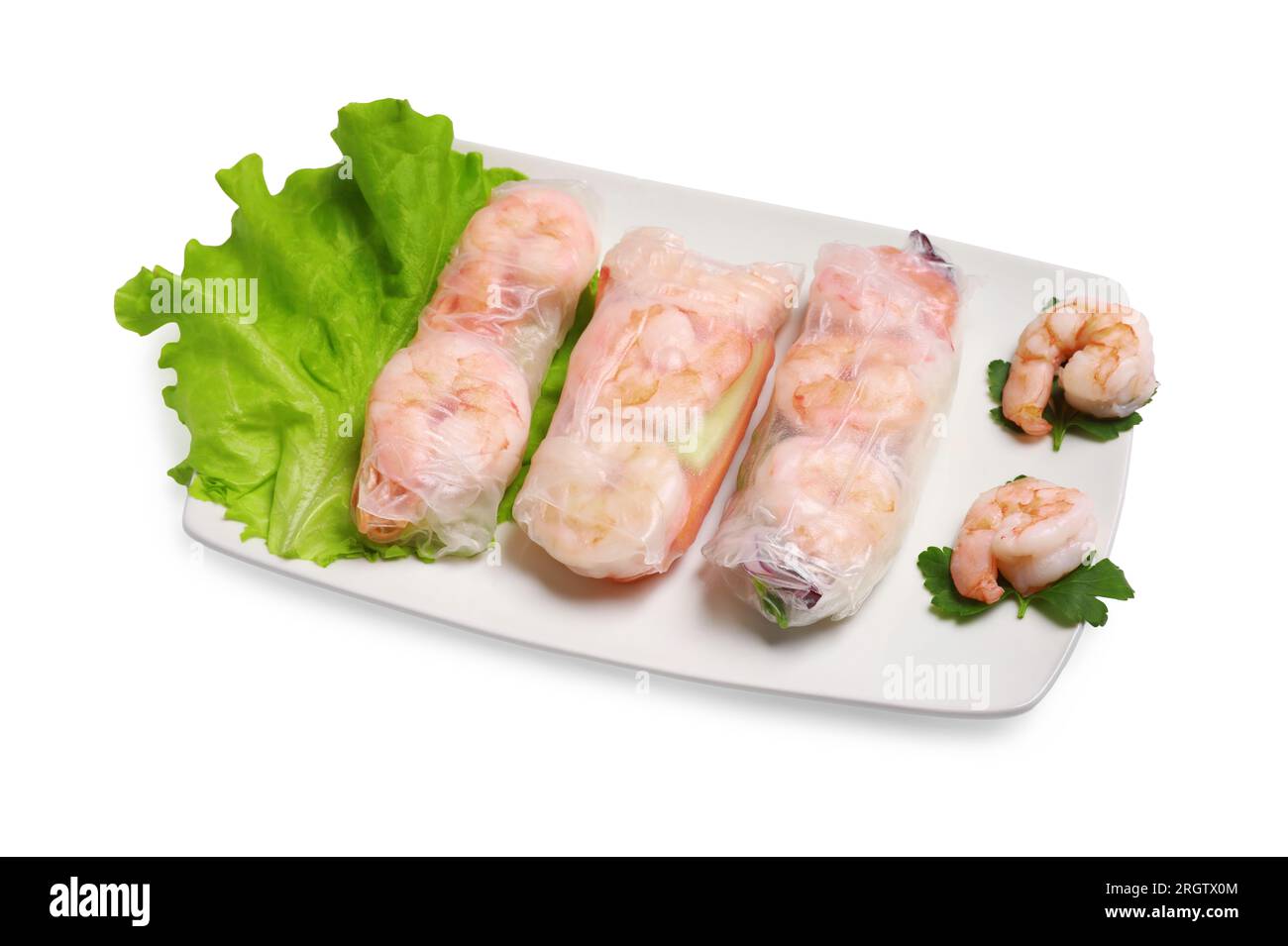 Rice paper for spring rolls Cut Out Stock Images & Pictures - Alamy