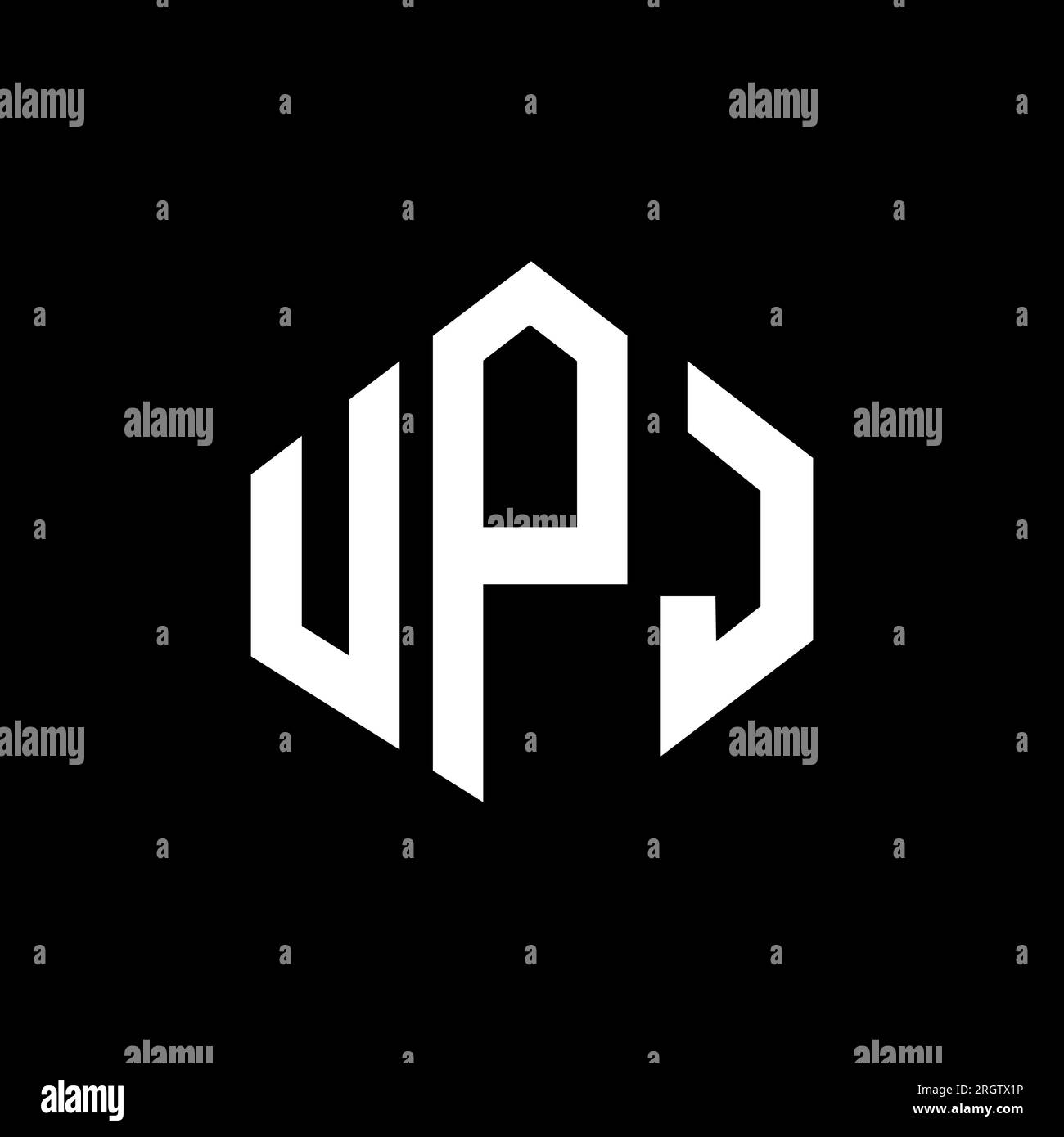 Upj logo design hi-res stock photography and images - Alamy