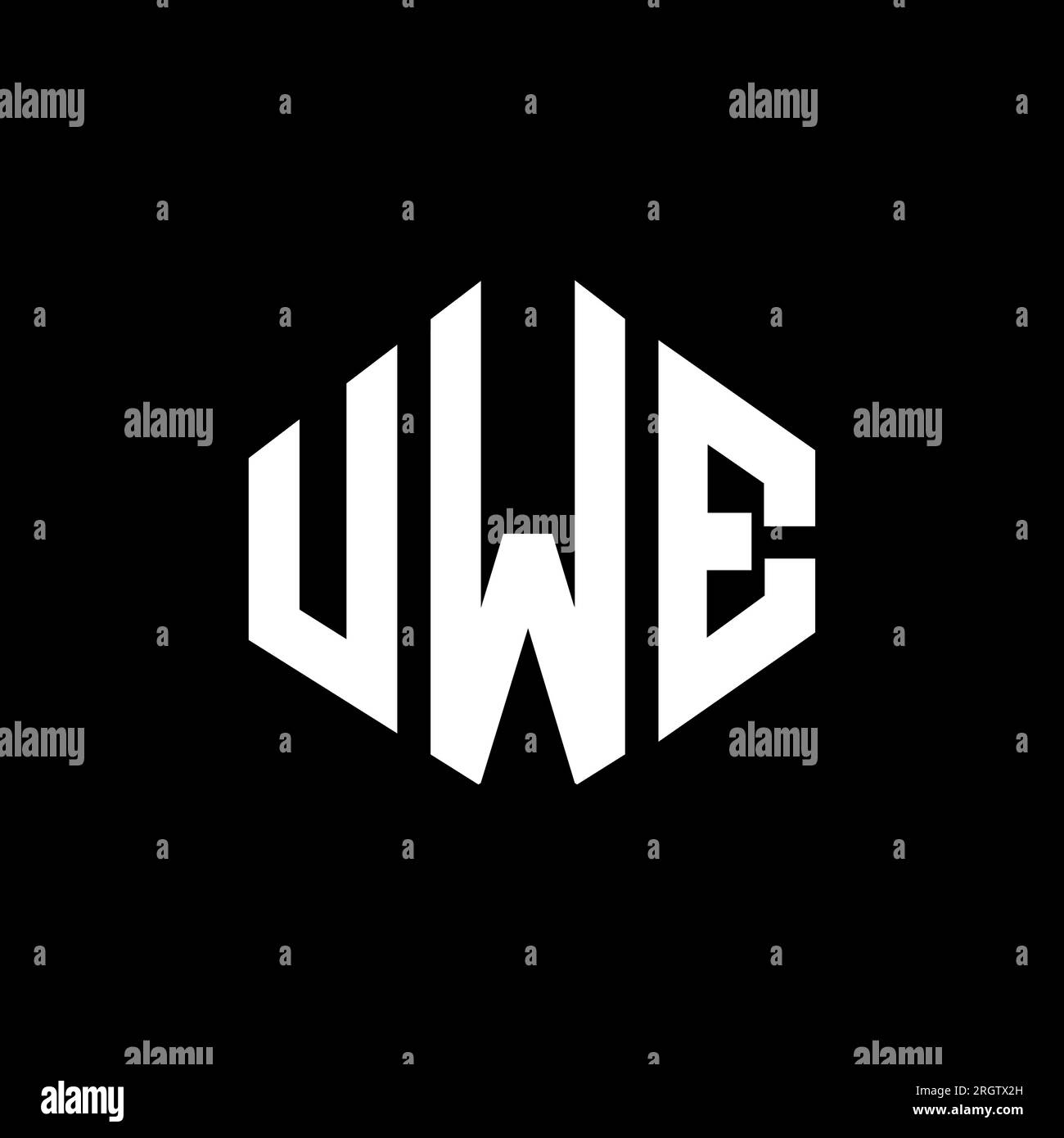 Uwe logo design Black and White Stock Photos & Images - Alamy