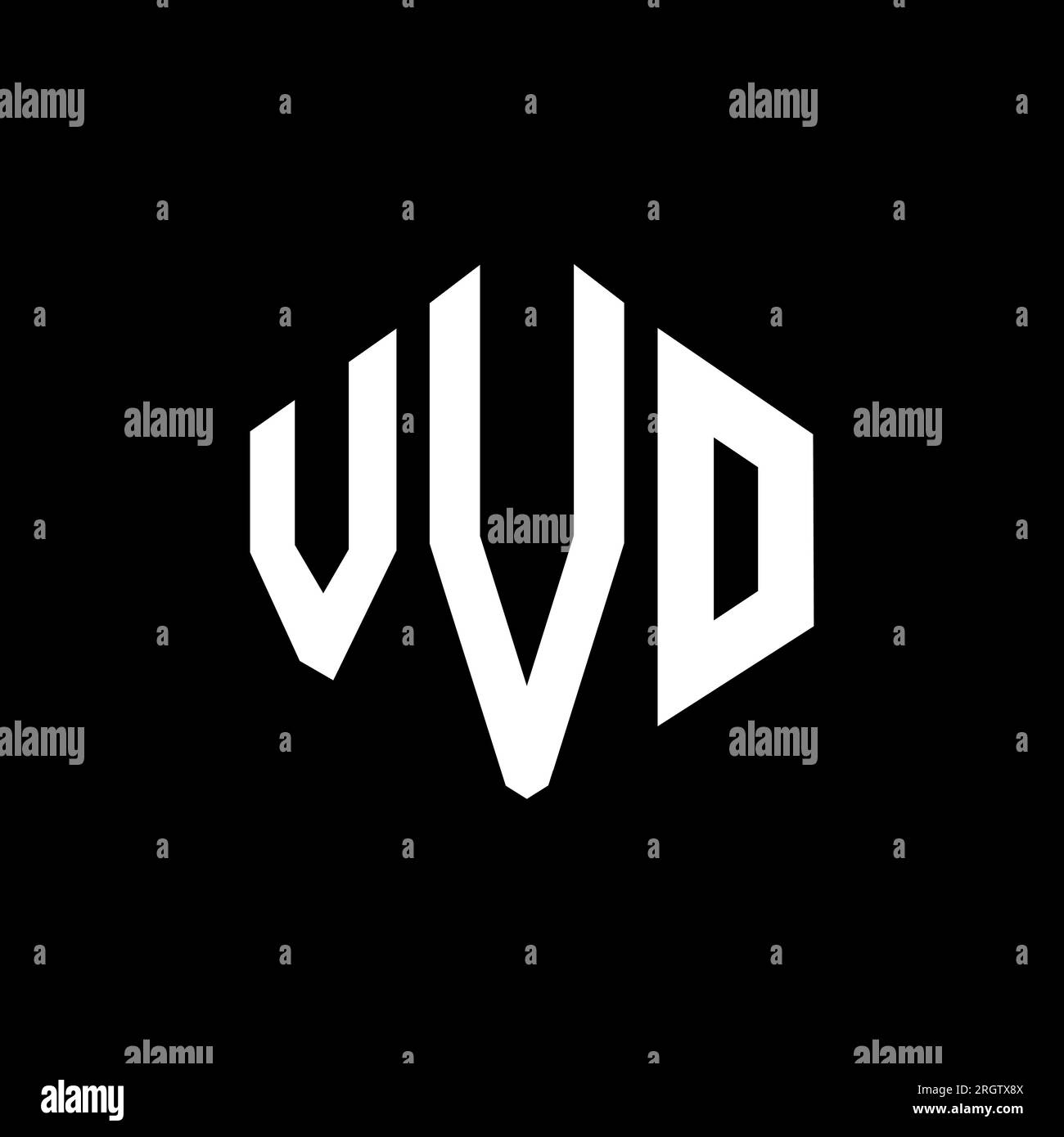 VVO letter logo design with polygon shape. VVO polygon and cube shape ...