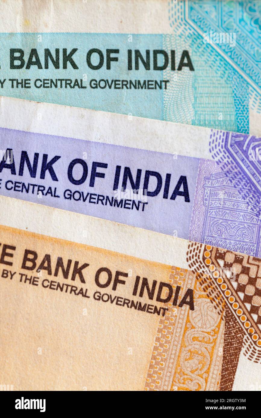 old indian cash with inscriptions for their identification, close up of ...