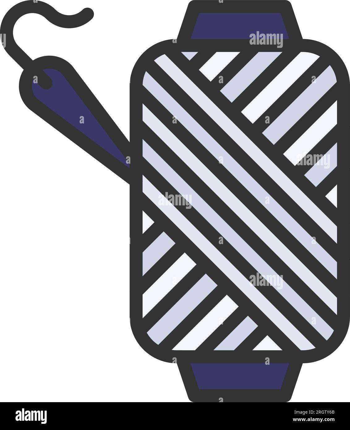 Sewing thread icon outline Stock Vector Images - Alamy