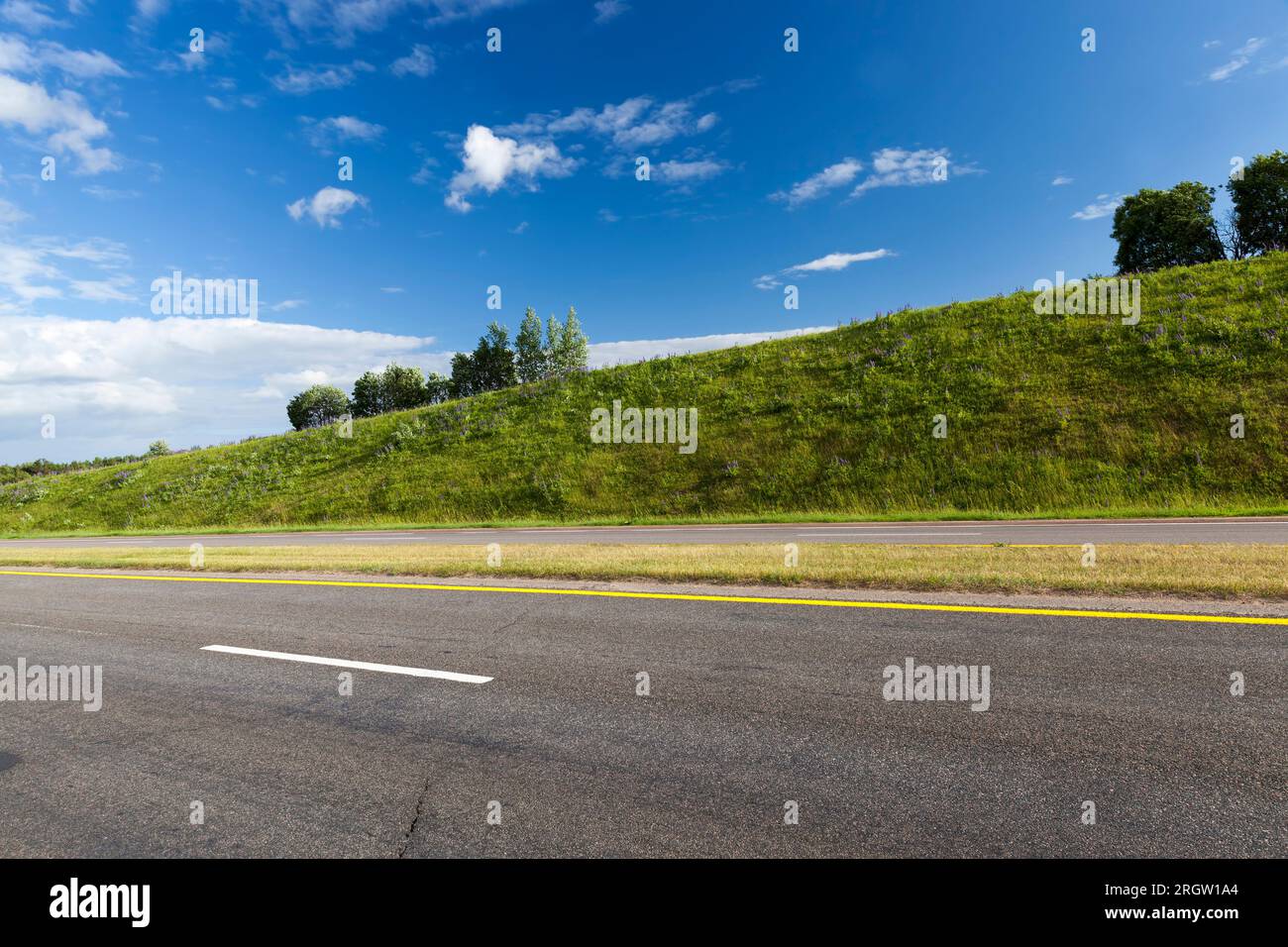 part of the highway for the movement of vehicles, the roadway where the ...