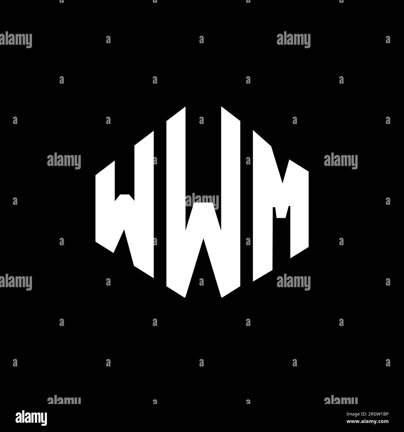 Wwm hexagon Stock Vector Images - Alamy